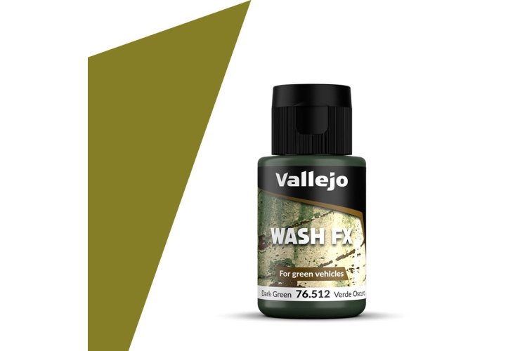 Vallejo Model Wash Dark Green 35ml - Weathering Effects