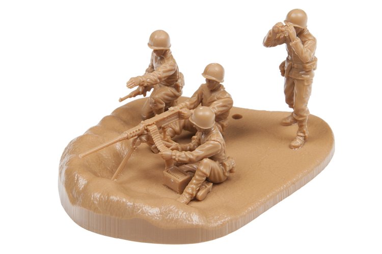 1:72 Zvezda 6286 US Machine Gun Browning w/Crew