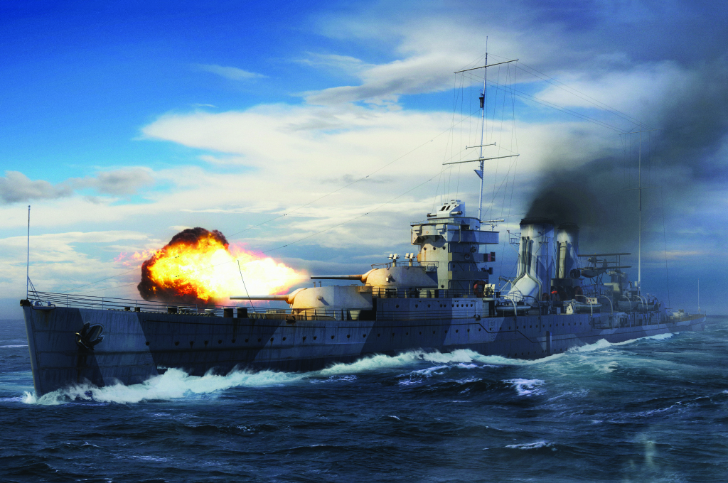 1:700 Trumpeter 06745 Battleship HMS York