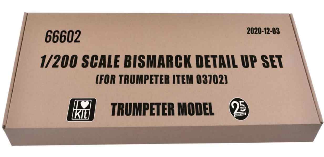 1:200 Trumpeter 66602 Bismarck Ship - Detail Up Set for Trumpeter 03702