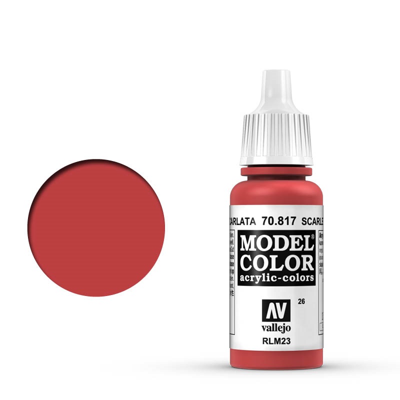 Vallejo 70817 Model Color Scarlet - Acryl For sale!