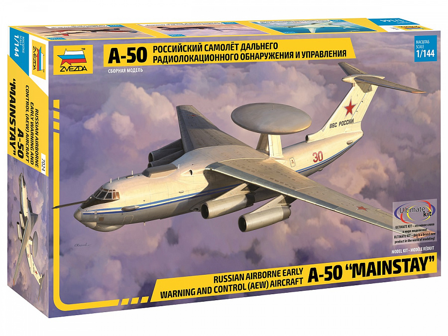 Zvezda Ilyushin Il-76 A-50 Mainstay 1:144 - AEW Aircraft