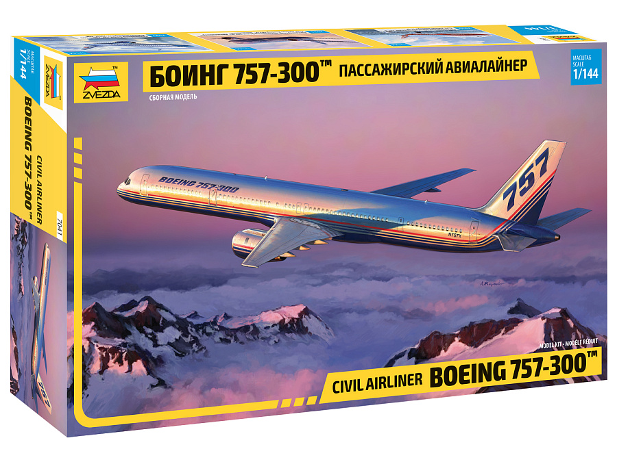 1:144 Zvezda 7041 Boeing 757-300 Plane